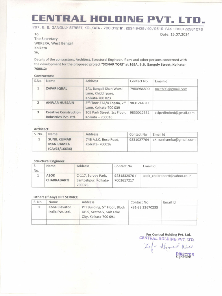 Contractor Details | PDF