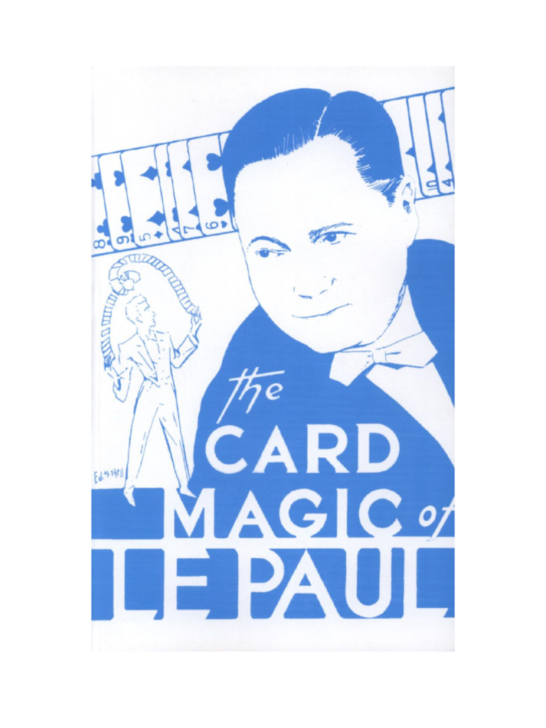 Le Paul Card Magic Techniques Guide Pdf Magic Illusion Hand