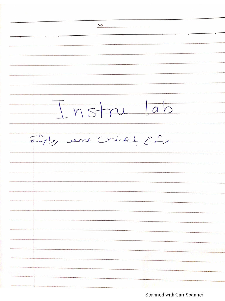 Lab Instru Eng. Mohammad | PDF