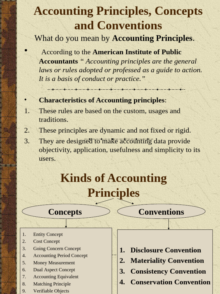 Accounting Concepts | PDF | Debits And Credits | Financial Services