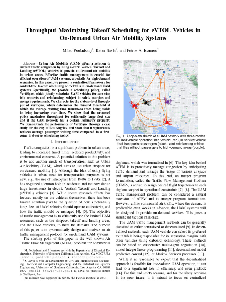 Throughput Maximizing Takeoff Scheduling For EVTOL Vehicles in On-Demand Urban Air Mobility ...