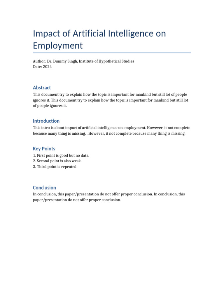 AI Research Paper 2024 | PDF
