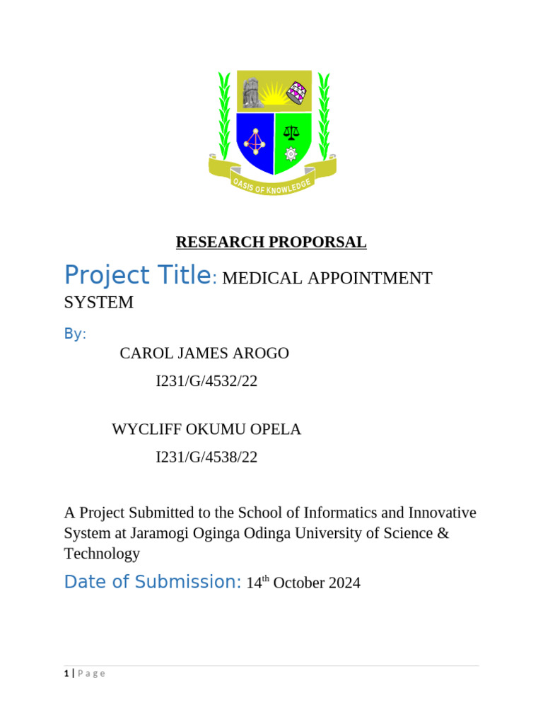 Medical Appointment System | PDF | Software Development Process | System