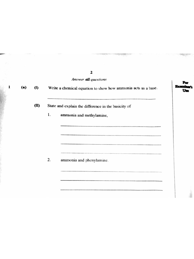 Chemistry Nov 2021 Paper 2 | PDF