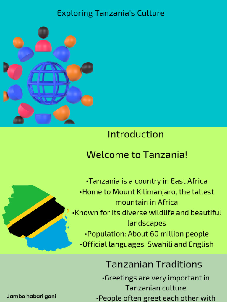 Tanzanian Culture: Traditions and Customs | PDF | Tanzania