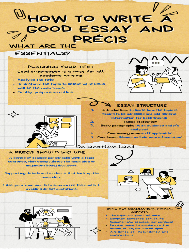 How to Write a Good Essay and Précis | PDF | Essays | Language Mechanics