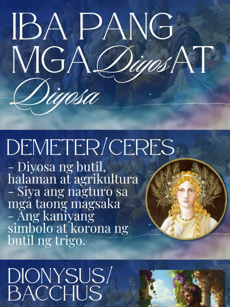 Iba Pang Mga Diyos at Diyosa | PDF