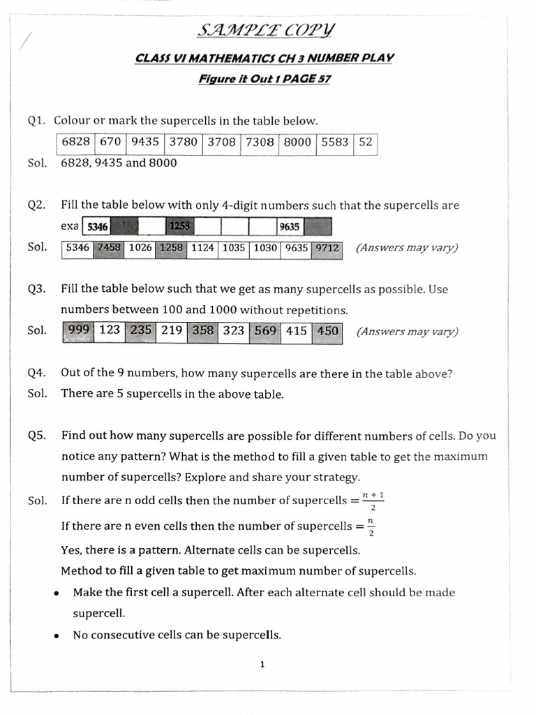 Class 6 Sample Copy CH 3 - 20250708 | PDF