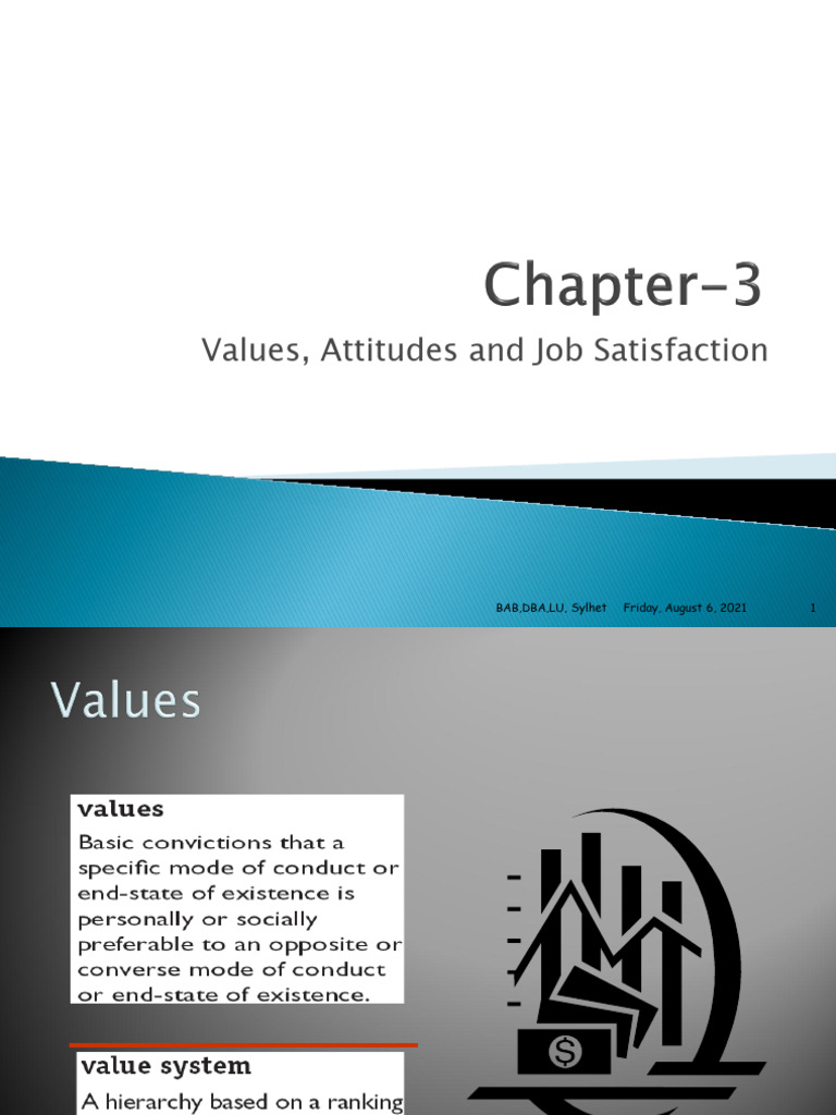 OB-Ch3Values, Attitudes and Job Satisfaction | PDF | Attitude ...