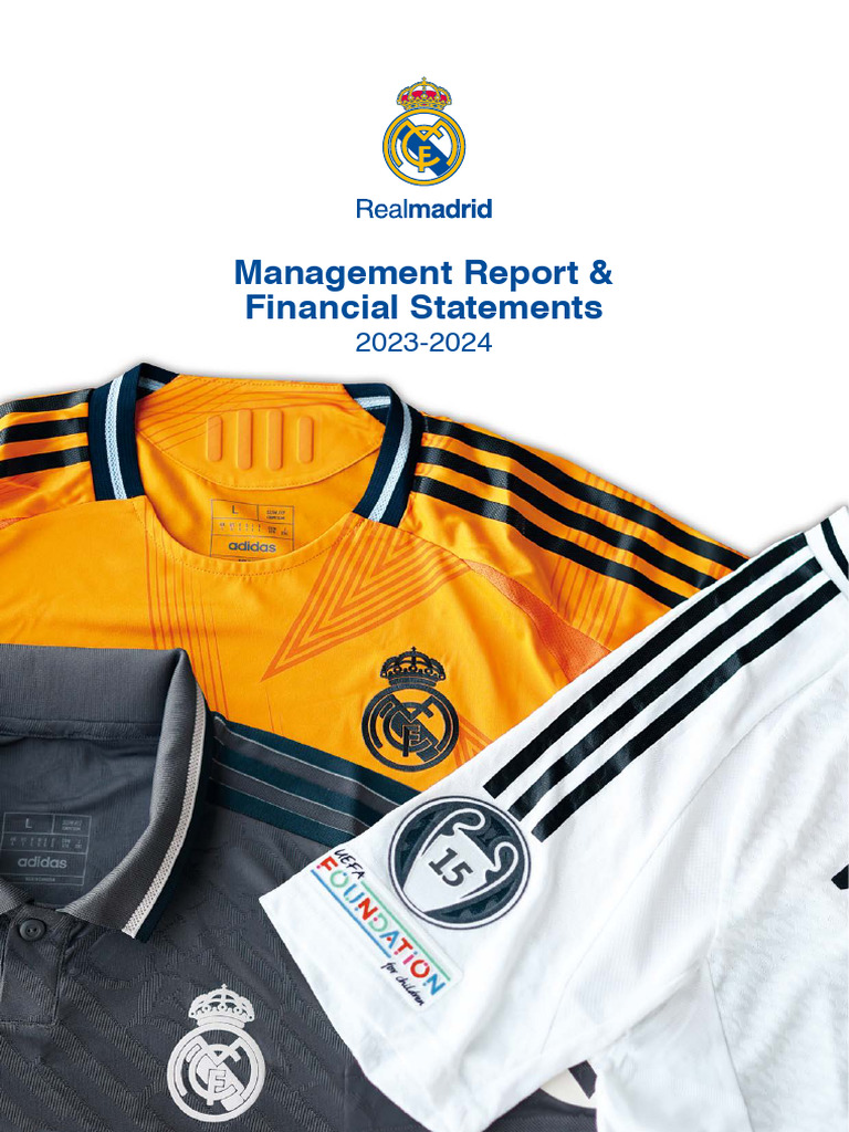 Management Report and Financial Statements 2023 - 2024 | PDF | Depreciation | Expense