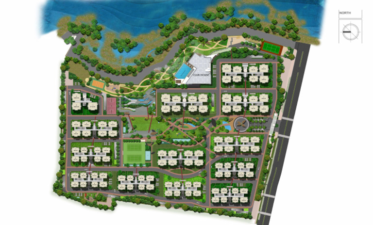 Aparna Sarovar Zenith Site Layout | PDF