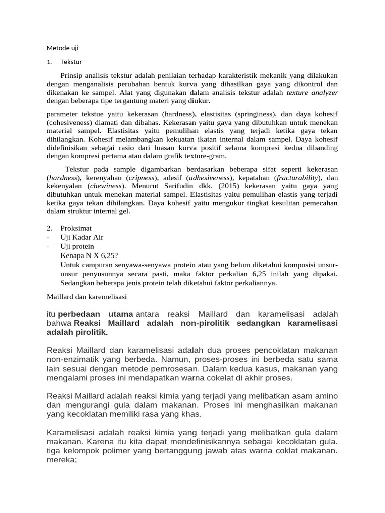 Metode Uji | PDF