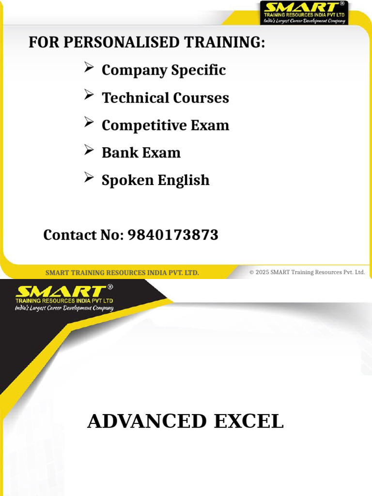 Day 2 Advanced Excel | PDF | Chart | Microsoft Excel
