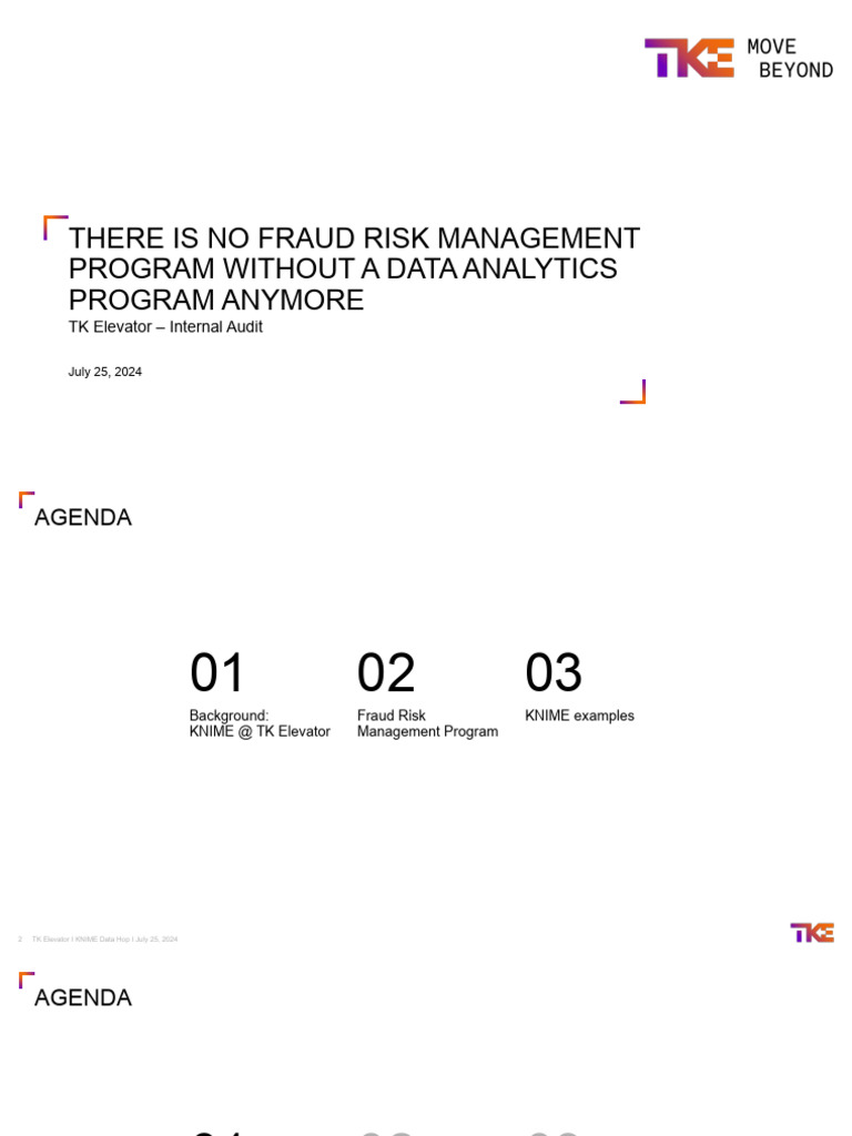 There Is No Fraud Risk Management Program Without A Data Analytics Program Anymore | PDF ...