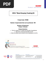 Slide Method for Blood Grouping | PDF | Blood Type | Serology