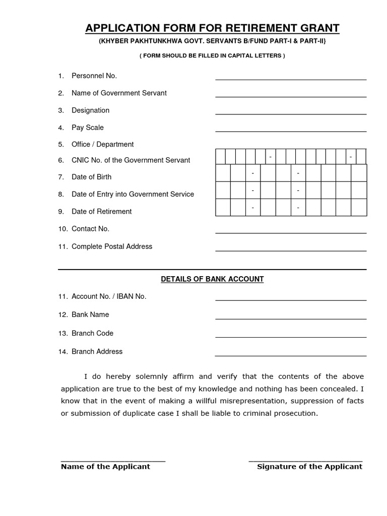 Retirement Grant Form | PDF | Chess Theory | Chess