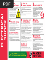 First Aid For Electric Shock Poster | PDF