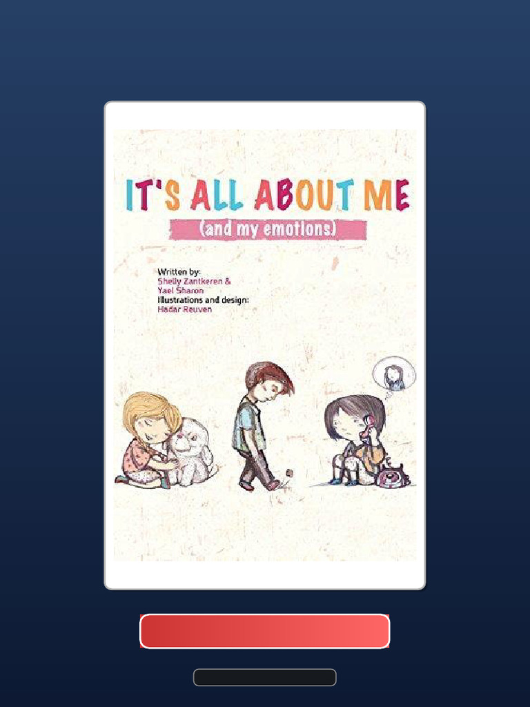 Its All About Me and My Emotions Kidschildren CBT Workbookbooklet ...