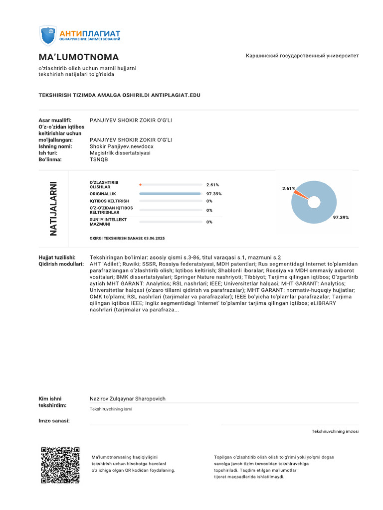 +certificate 332 20250603 Panjiyev Shokir Zokir O'g'li | PDF