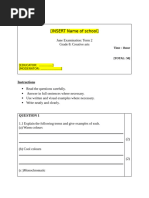 Grade 9 Dance Term 2 Activities | PDF