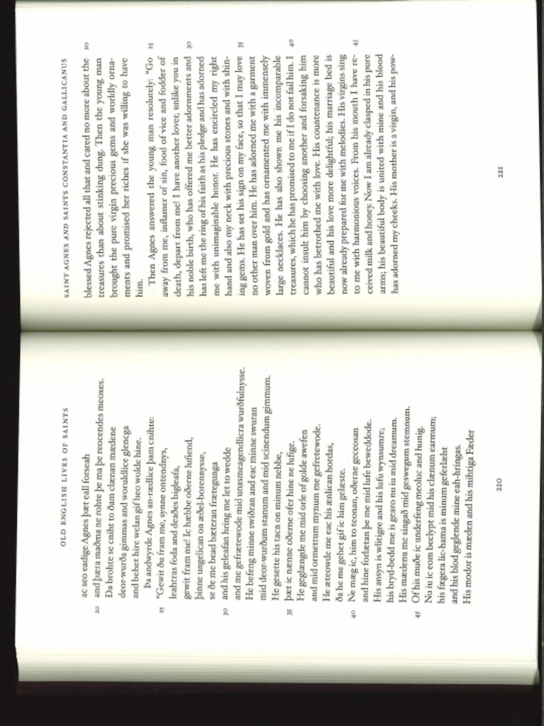 Aelfric's Life of St. Agnes | PDF