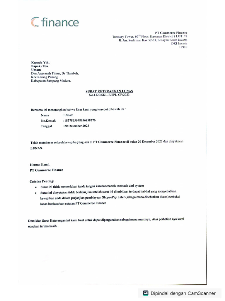 SKL Commerce Finance | PDF