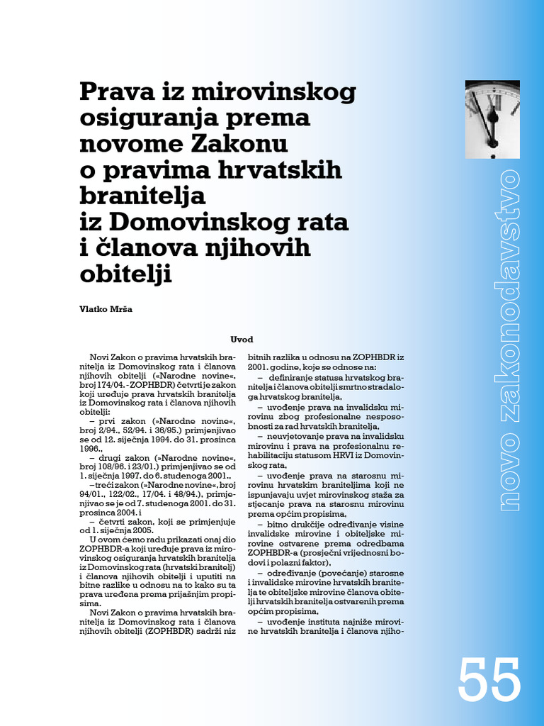 Mirovinsko Branitelji | PDF