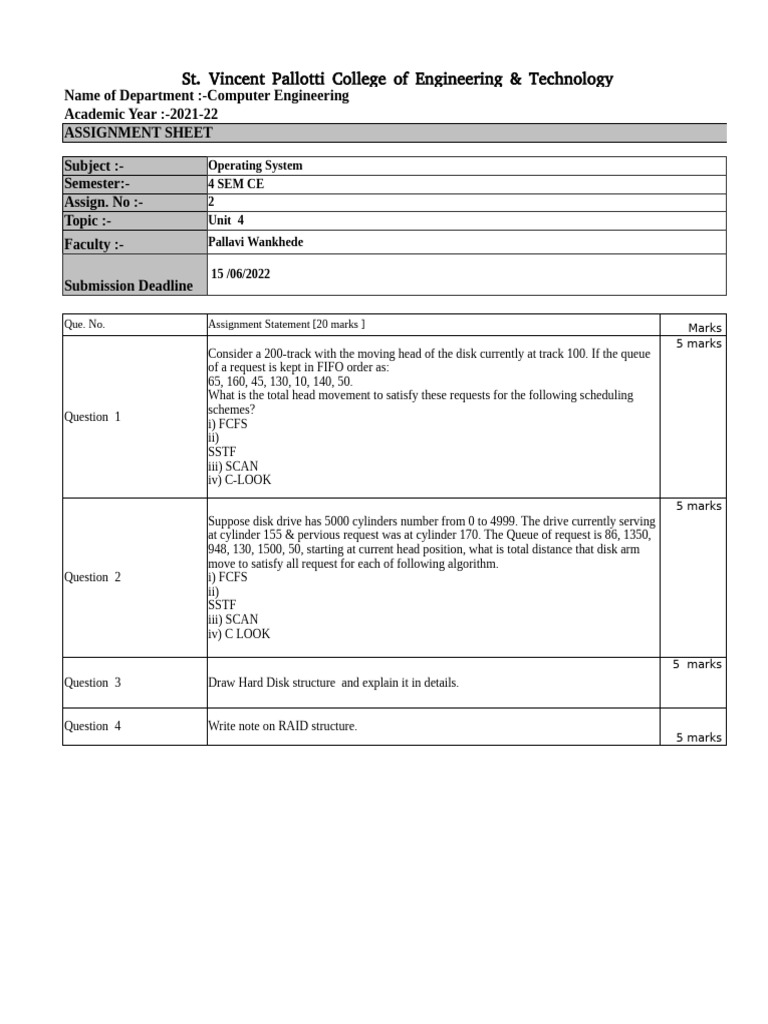 Assignment No 2 | PDF