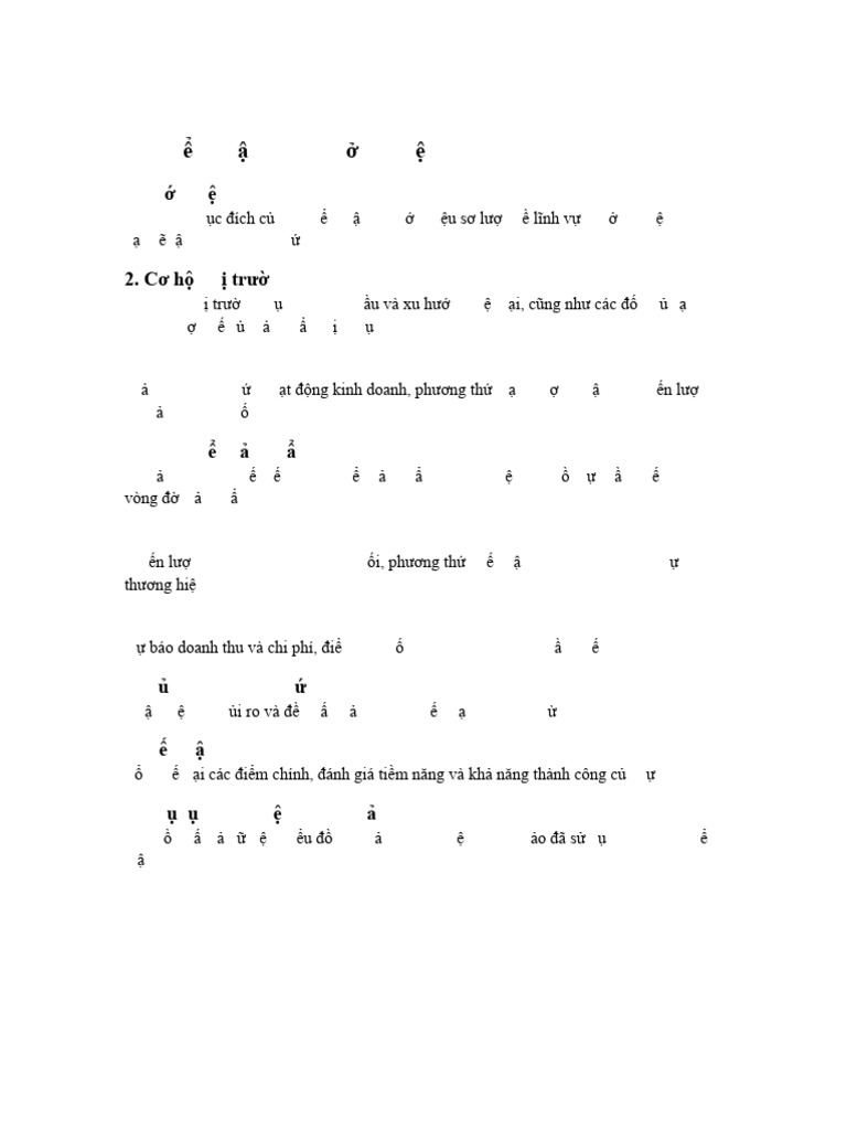 Bai Tieu Luan Khoi Nghiep | PDF