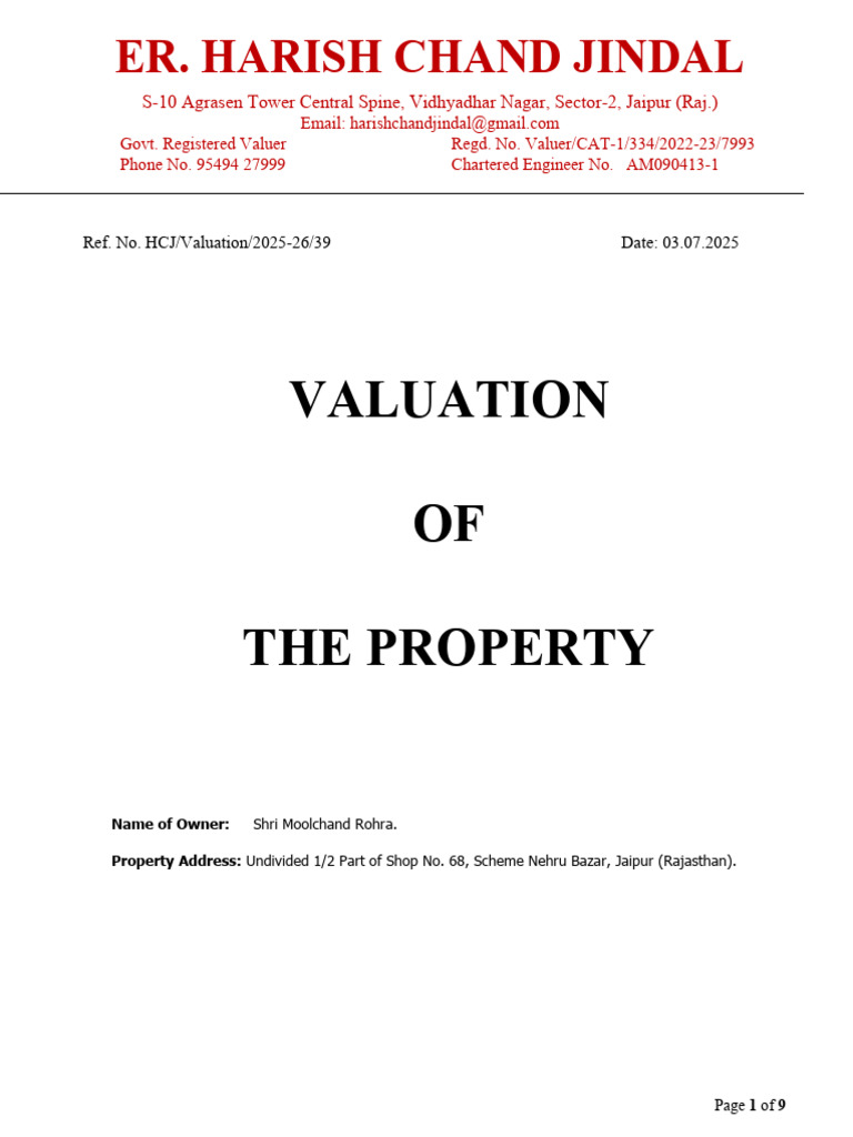 39 Nehru Bazar Moolchand Ji F.Y. 2003-04 (FMV) | PDF | Lease ...