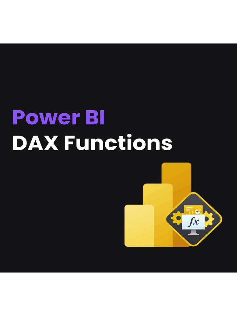 Power BI DAX Functions 1722826669 | PDF