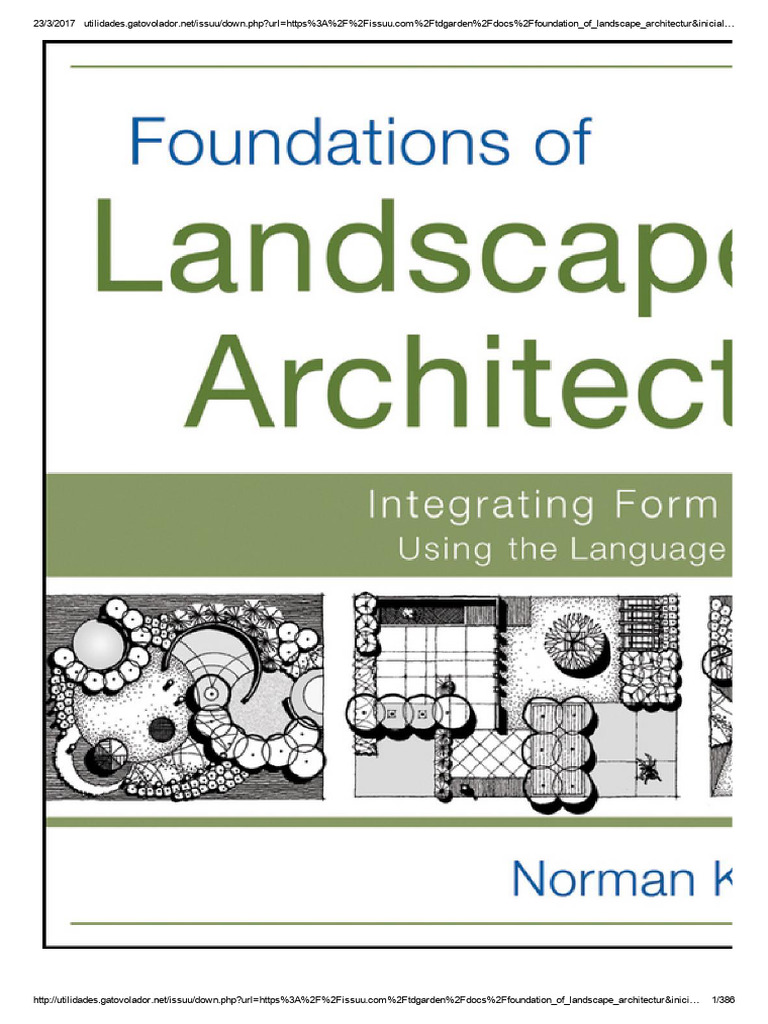 Foundation of Landscape Architecture | PDF