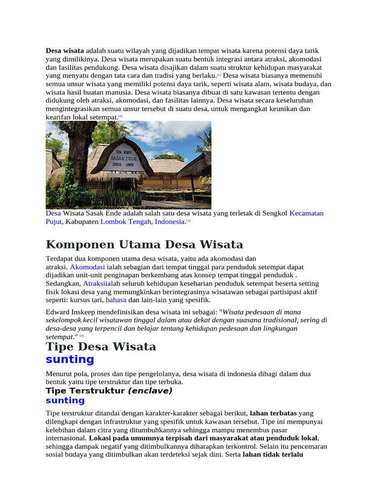 Desa Wisata | PDF
