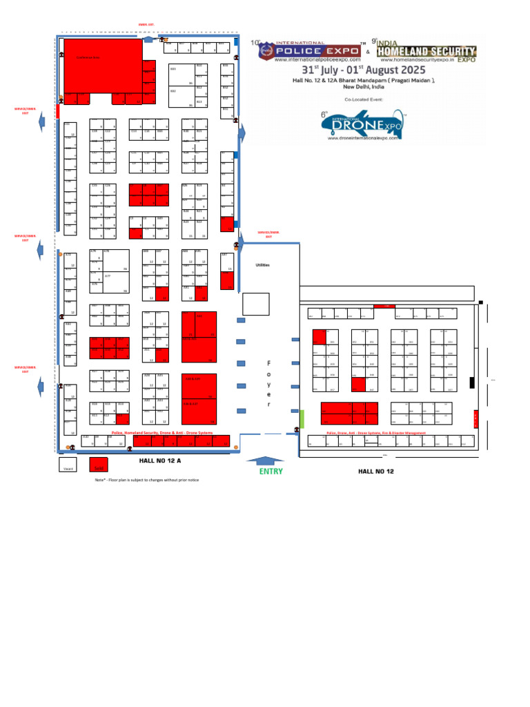 12-12A-FLOOR-PLAN - Police & Homeland Security - 2025 - 11 Jan 2025 | PDF