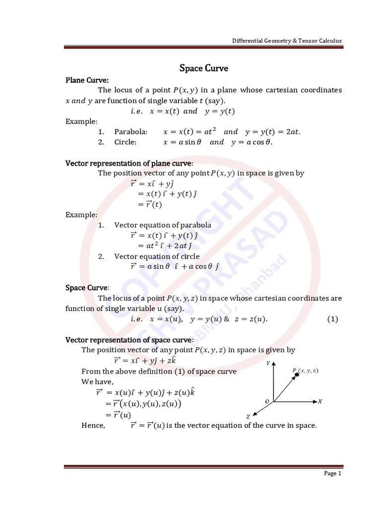 Differential Geometry and Tensor Calculus | PDF | Curvature | Sphere