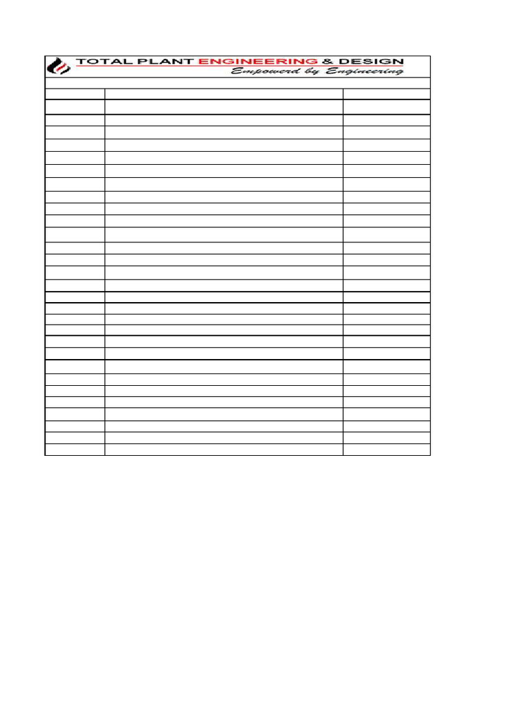 Tools List (Adani) - 1 | PDF