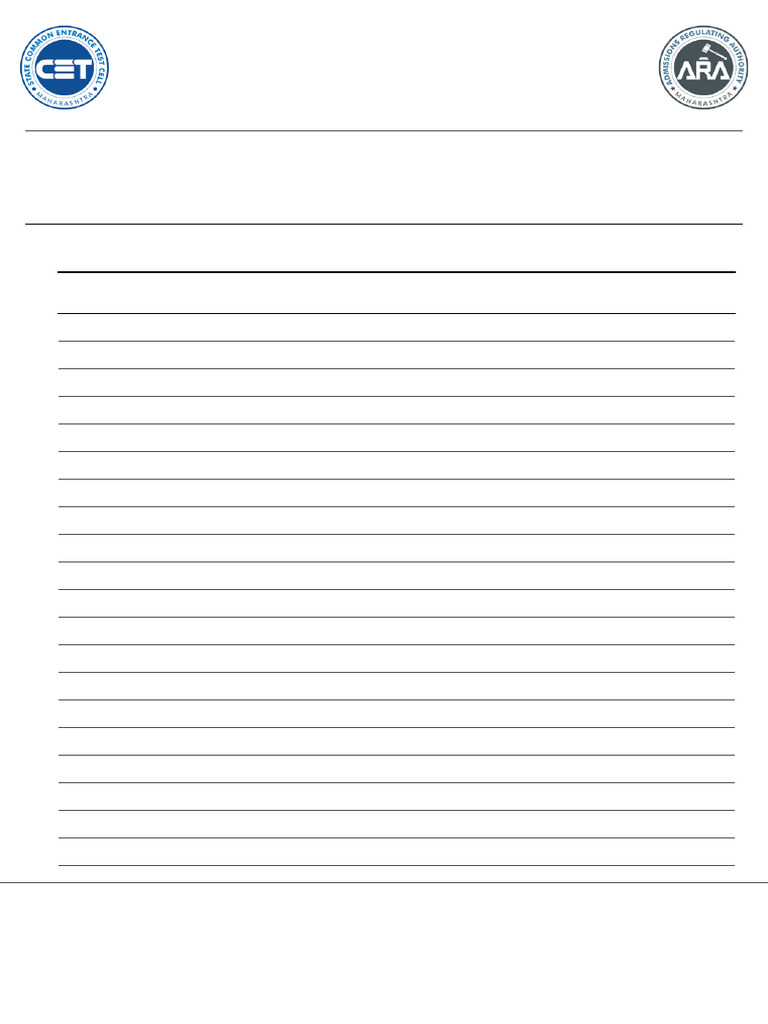 Neville Wadia Merit List Cap 3 | PDF | Postgraduate Education | Higher ...