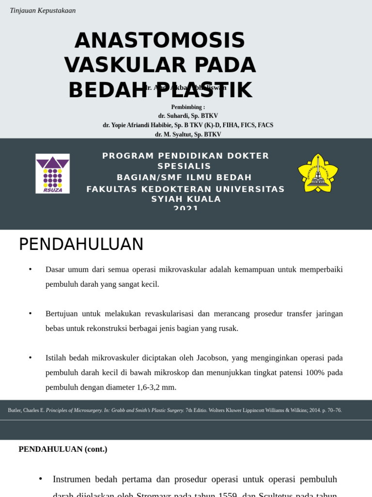 Anastomosis Vaskular | PDF