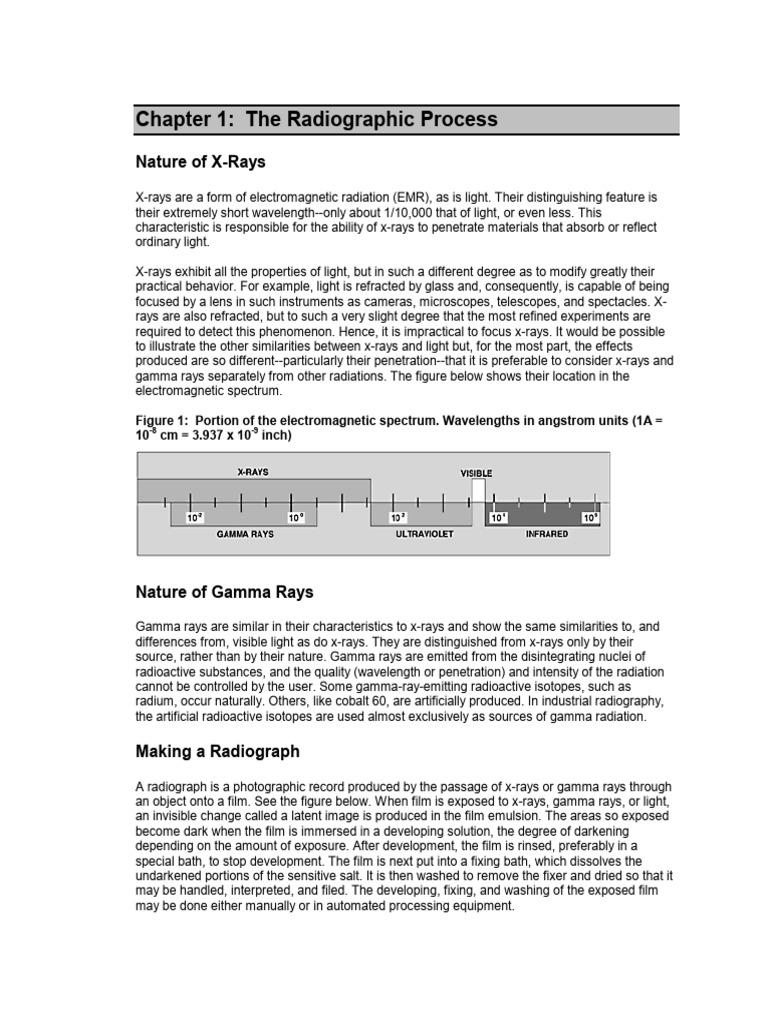 Radiography in Modern Industry Chapters 1 - 4 | PDF | Gamma Ray ...