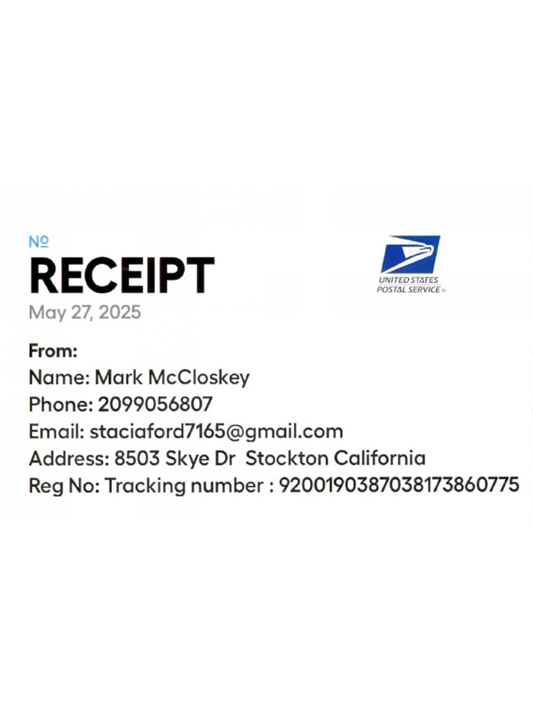 USPS Receipt | PDF