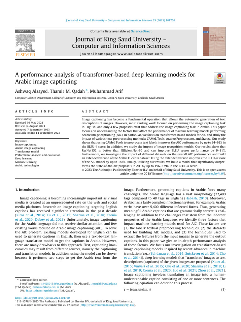 Image Captioning Base Paper 1 | PDF | Linguistics
