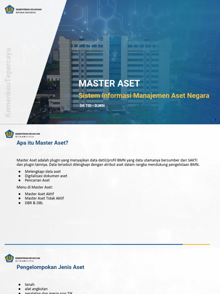 Detil Pengelolaan Aset Negara | PDF