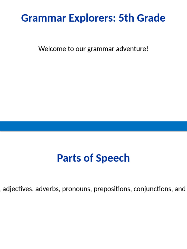 Grammar 5th Grade Animated Colored | PDF