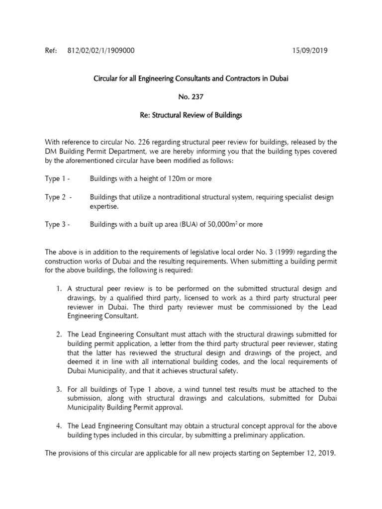 DM Circular 237 | PDF