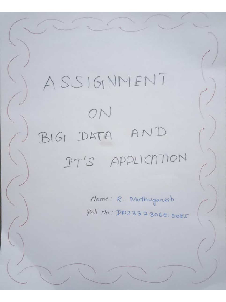 Big Data Assignment | PDF