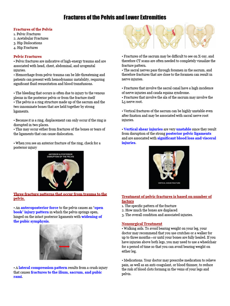 Fractures of The Pelvis and Lower Extremities | PDF | Ankle | Knee
