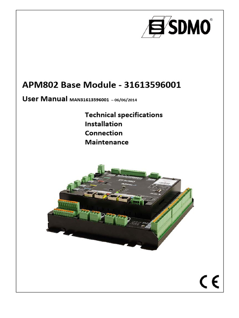 APM802 Base Module User Manual | PDF | Electrical Wiring | Manufactured ...
