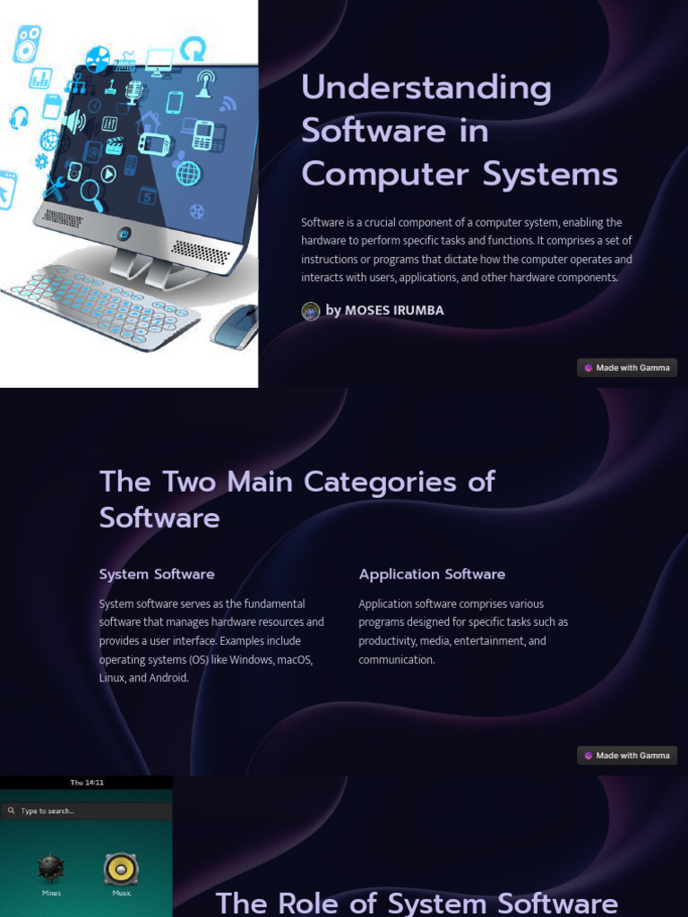 Understanding Software in Computer Systems | PDF | Operating System ...