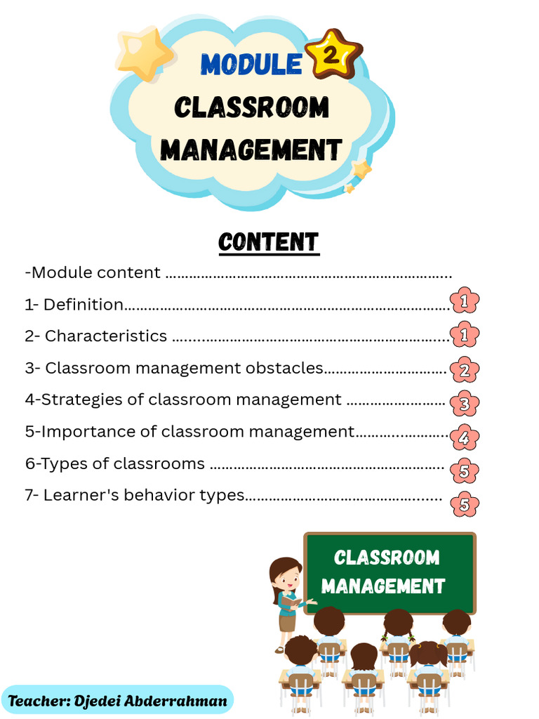 Classroom Management Summary 20250630 214122 0000 | PDF | Classroom ...
