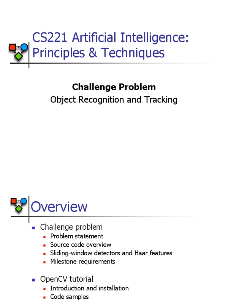 CS221 Artificial Intelligence: Principles & Techniques: Challenge Problem | PDF | Statistical ...